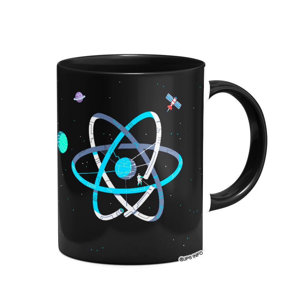 Caneca Dev React JS - Dark B-black - Fun Geek Store