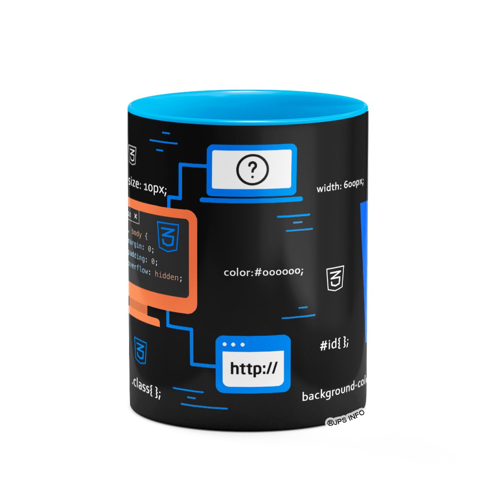 Caneca Dev CSS 3 - Dark B-blue - Fun Geek Store