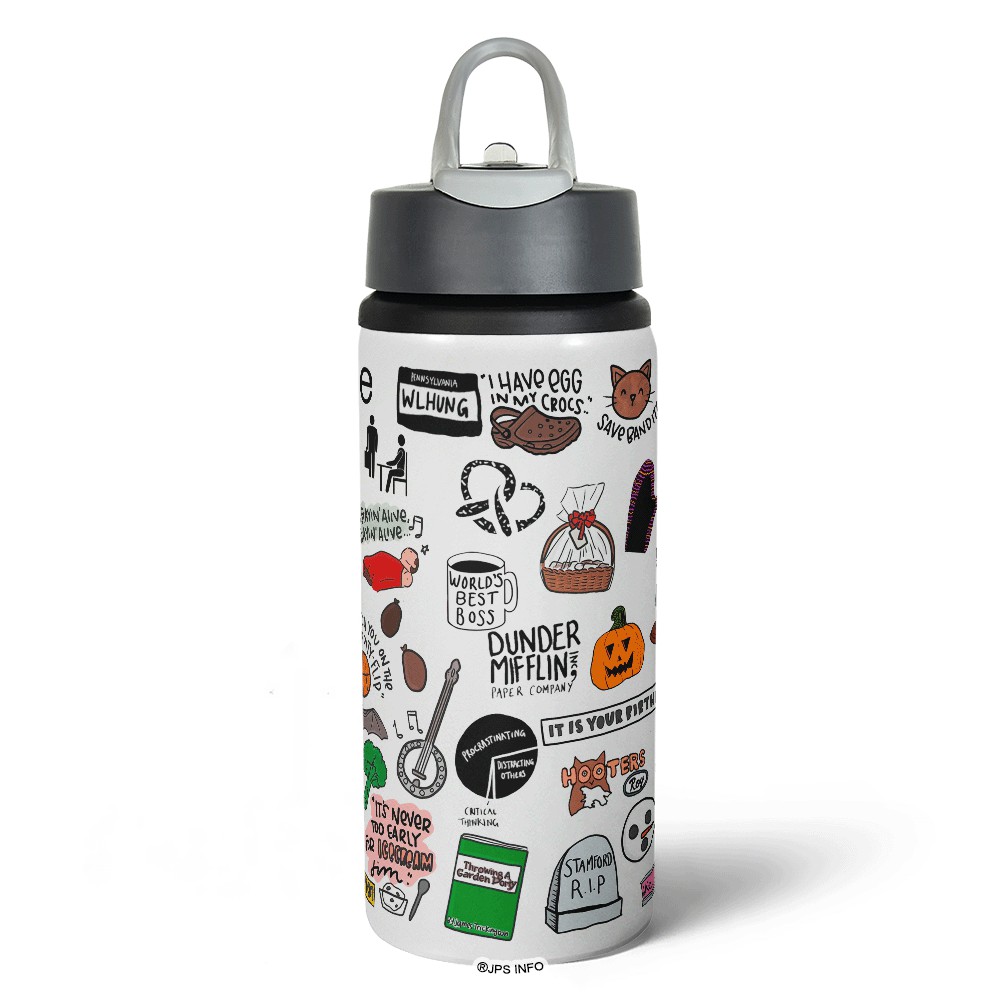 Garrafa Squeeze NK Icons Moments -The Office com nome - Fun Geek Store