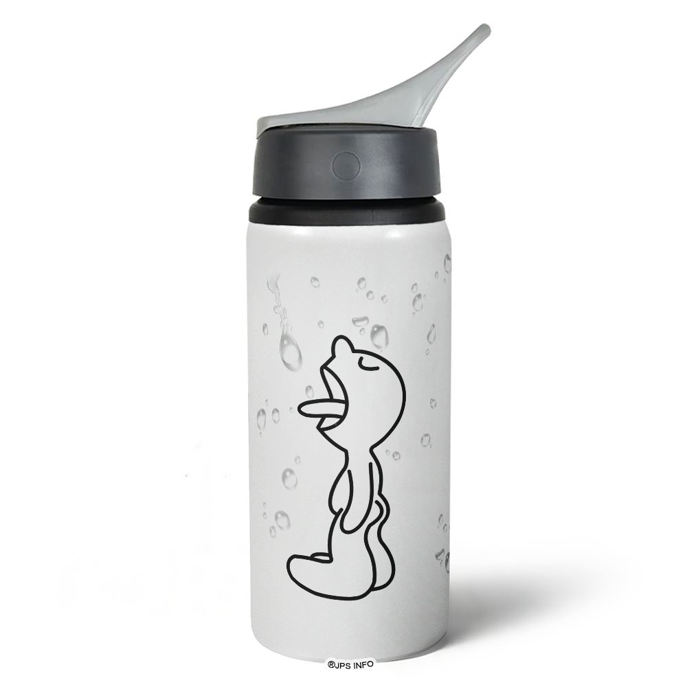 Garrafa Squeeze NK - Lembrete diário Beba Água - Fun Geek Store