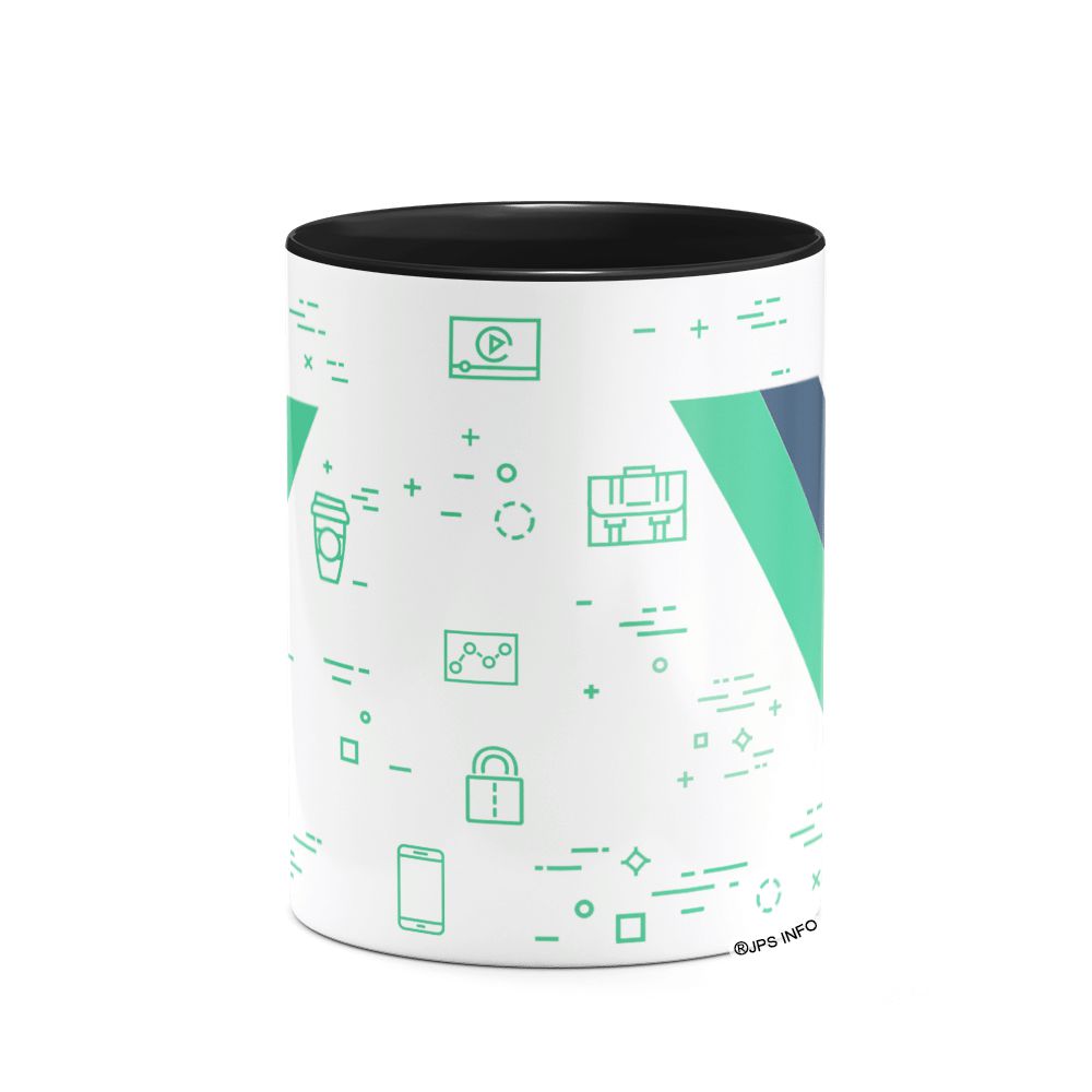 Caneca Dev - Vue JS - B-black - Fun Geek Store