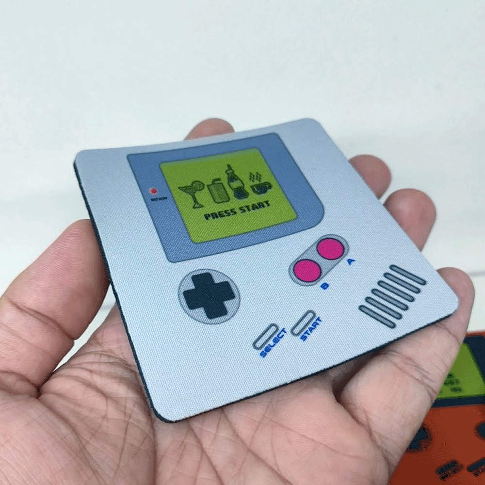 Porta copos Gamer - Game Boy com 4 peças - JPS INFO