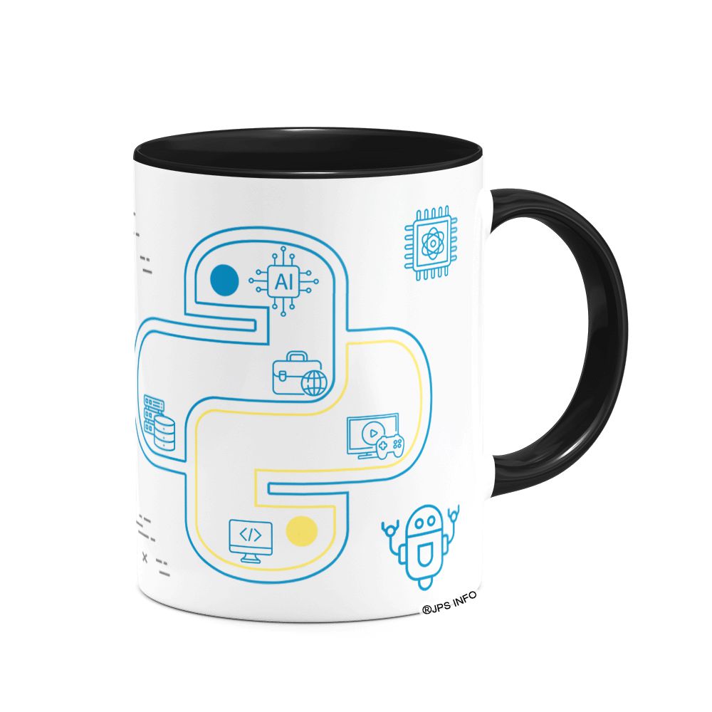 Caneca Dev - Python New - B-black - Fun Geek Store