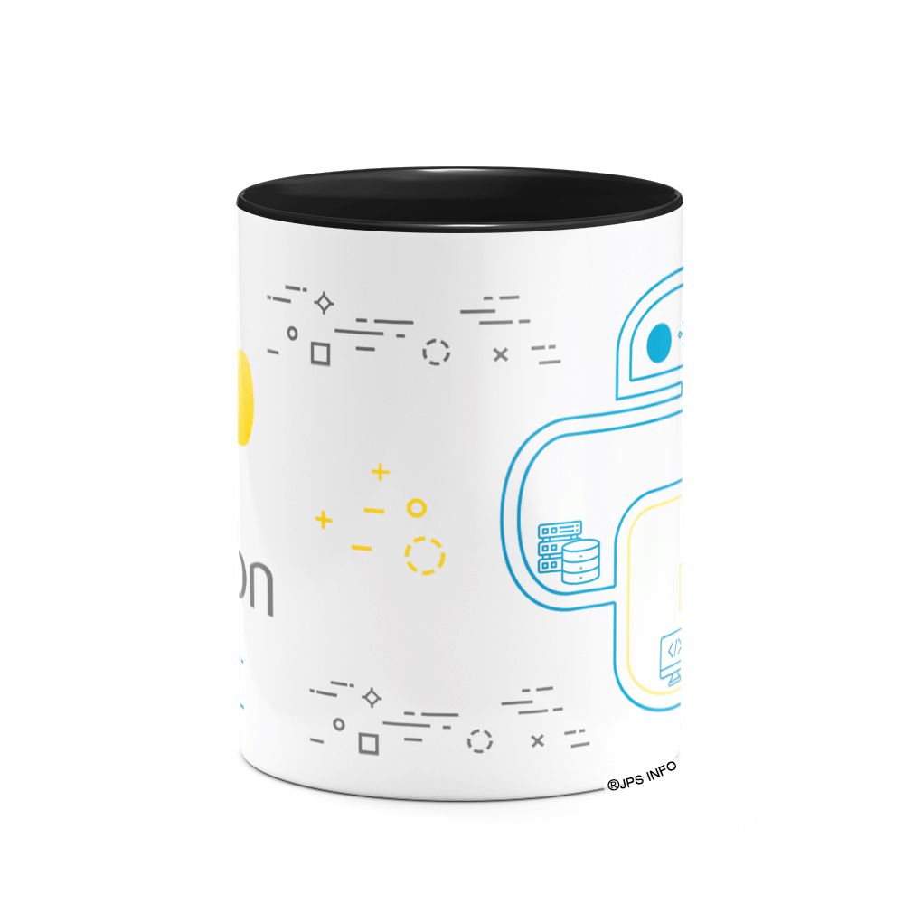Caneca Dev - Python New - B-black - Fun Geek Store