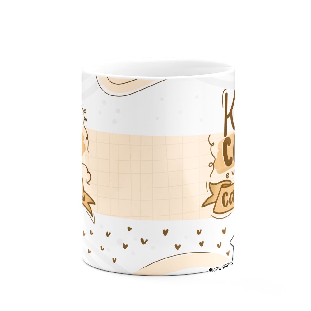 Caneca Flork Divertida - Keep Calm, beba um cafezinho! - JPS INFO