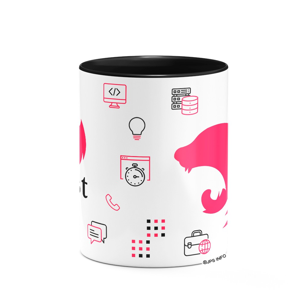 Caneca Dev - Nest JS - B-black - Fun Geek Store