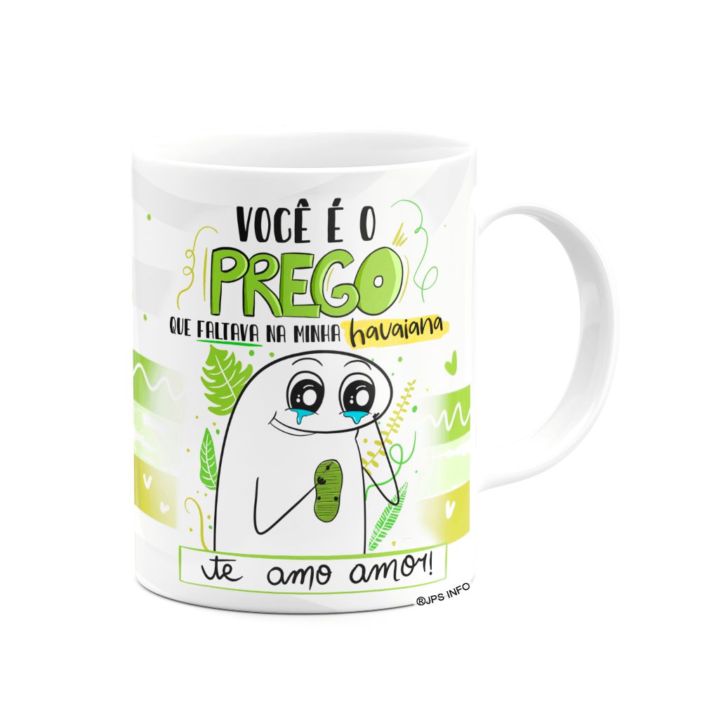 Caneca Flork Namorados - Você é o prego - Fun Geek Store Caneca Flork Namorados - Você é o prego - Fun Geek Store