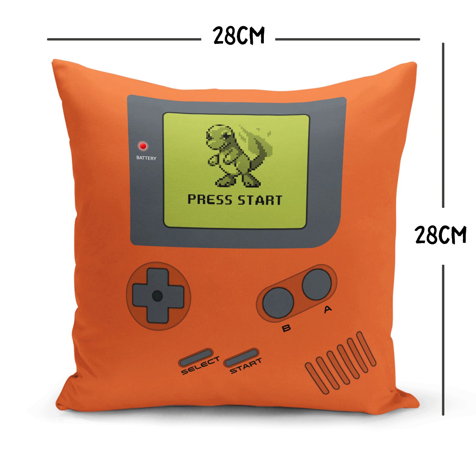 Almofada Gamer - Game Pillow Boy FireOrange - Fun Geek Store