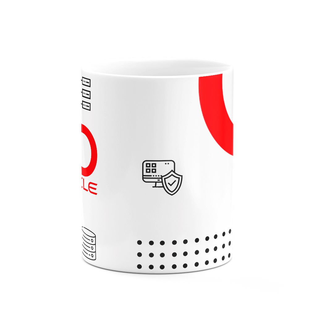 Caneca Dev - New Mug Oracle - branca - Fun Geek Store