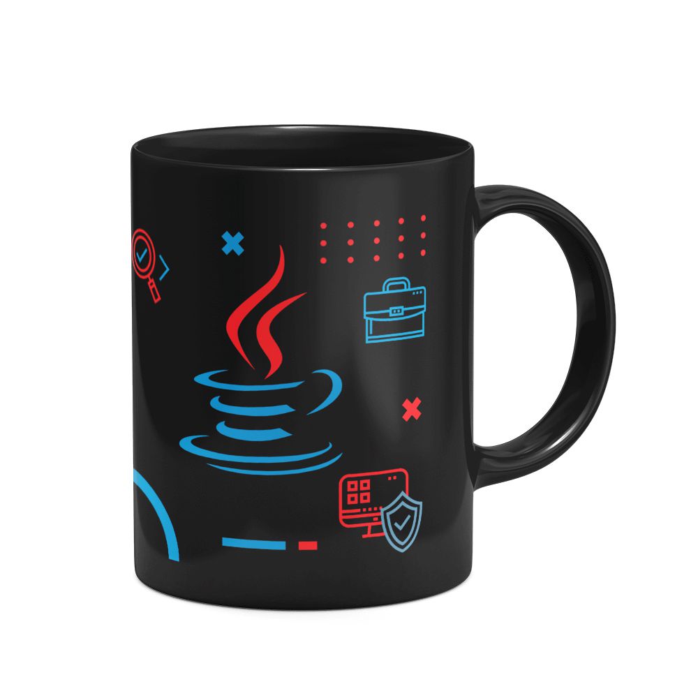 Caneca Dev - New Mug Java - preta - Fun Geek Store
