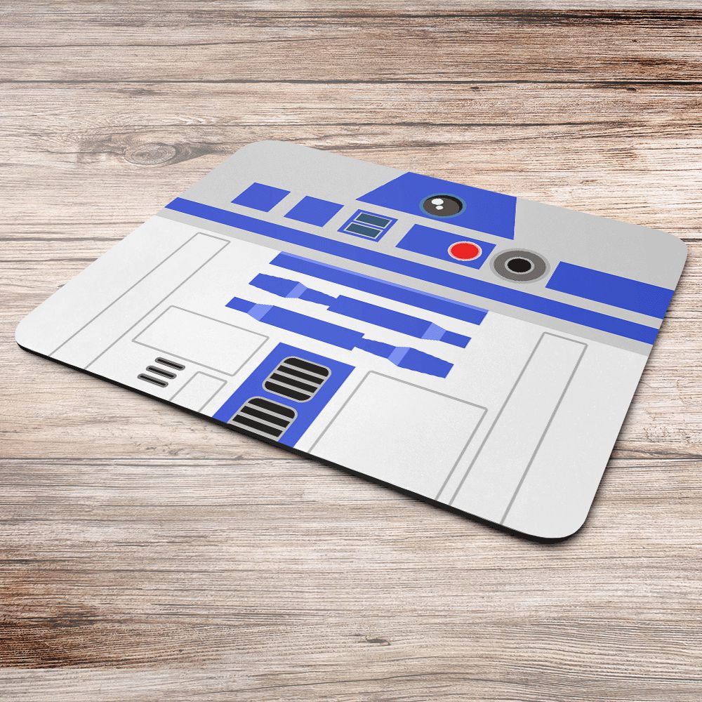 Mouse Pad Geek emborrachado - Side Droid- R2 - Fun Geek Store