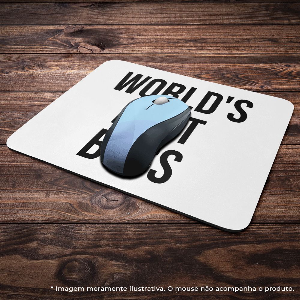 Mouse Pad Geek - World's Best Boss - The Office - Fun Geek Store