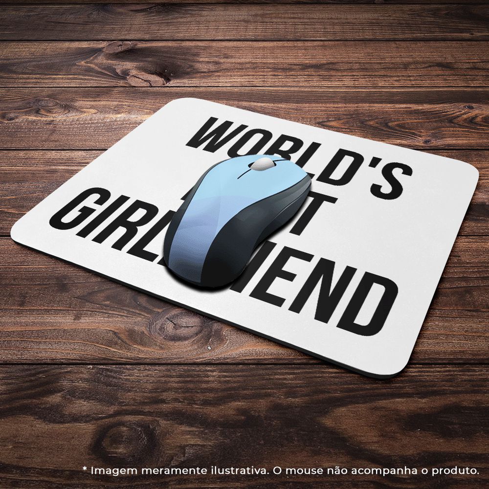 Mouse Pad Geek - World's Best Girlfriend - The Office - Fun Geek Store