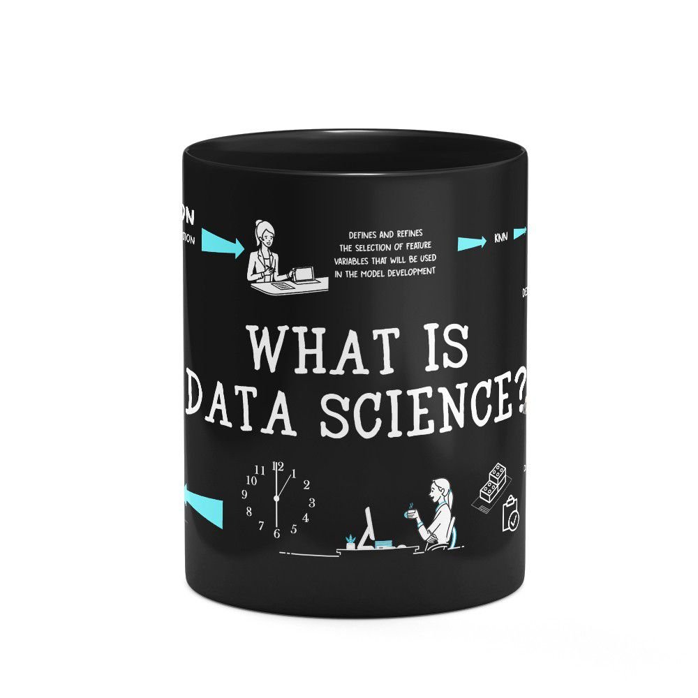 Caneca Geek Dev Programador - Data Science - Preta (Saldo) - Fun Geek Store