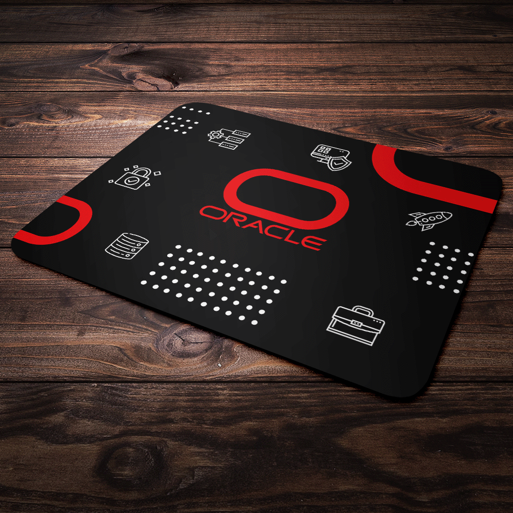 Mouse Pad DEV black de borracha - Oracle - Fun Geek Store