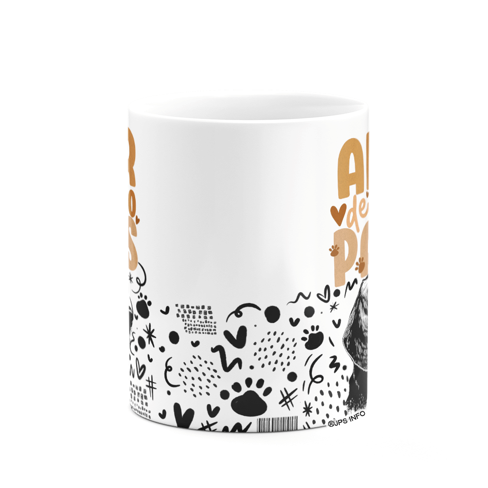 Caneca - Amor de quatro patas - Cachorro Beagle - Fun Geek Store