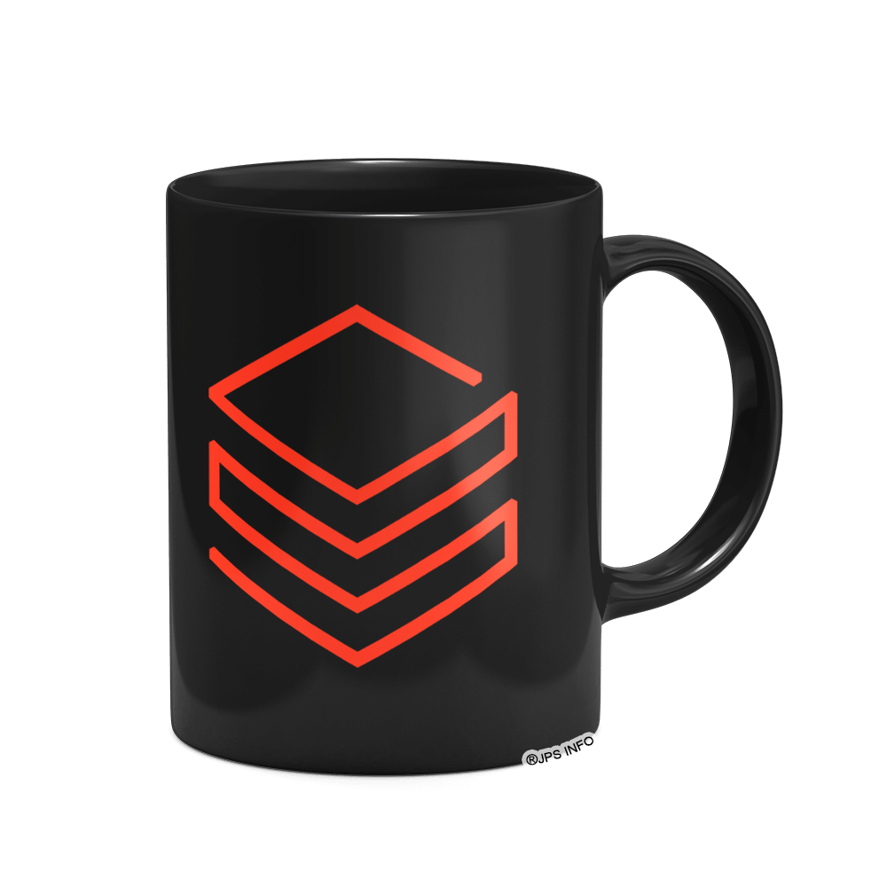 Caneca Geek Dev Programador - Databricks - 325ml preta - Fun Geek Store