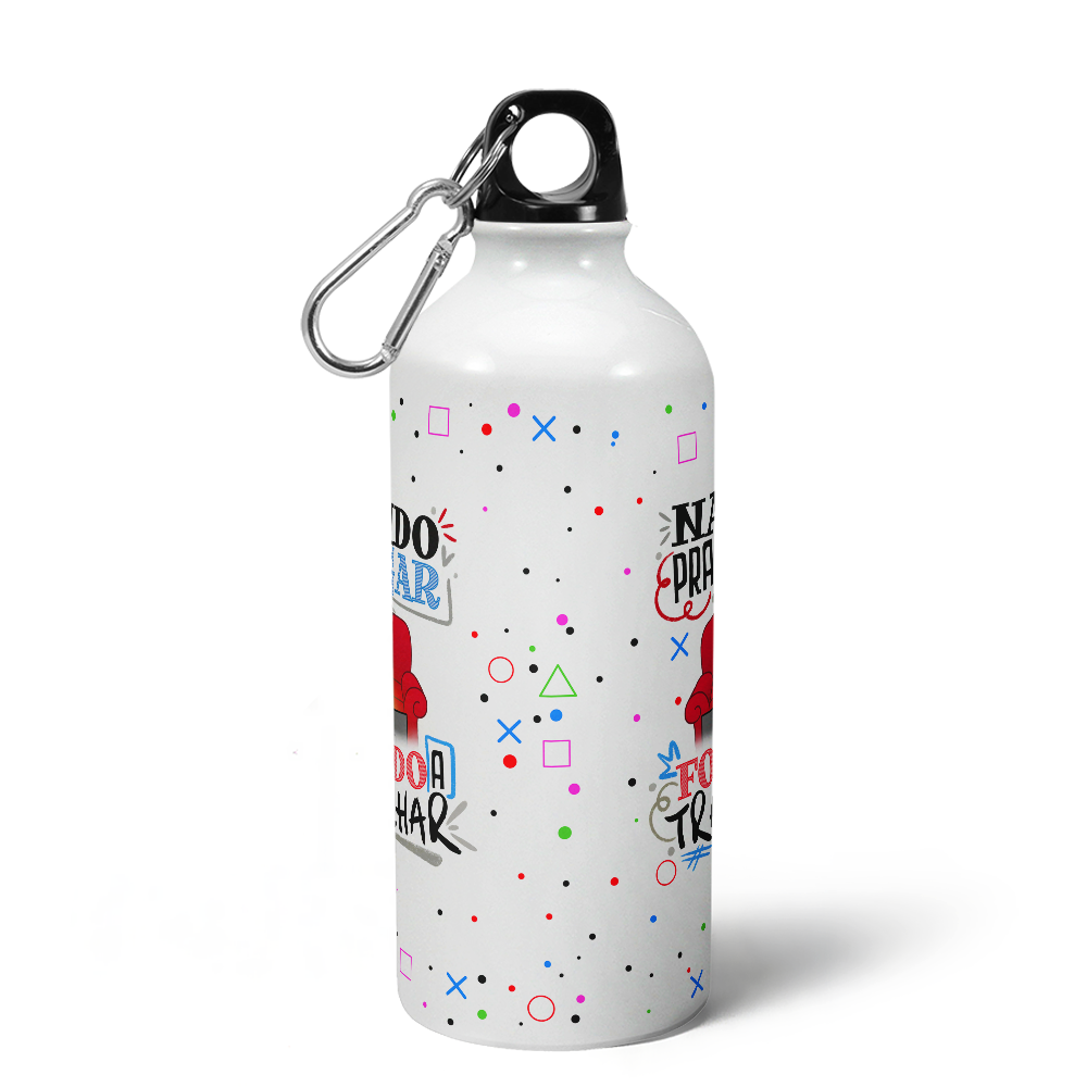 Garrafa Squeeze MQ Gamer Funny - Nascido pra Jogar V Game - Fun Geek Store