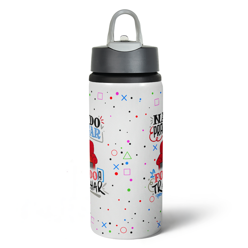 Garrafa Squeeze NK Gamer Funny - Nascido pra Jogar V Game - Fun Geek Store