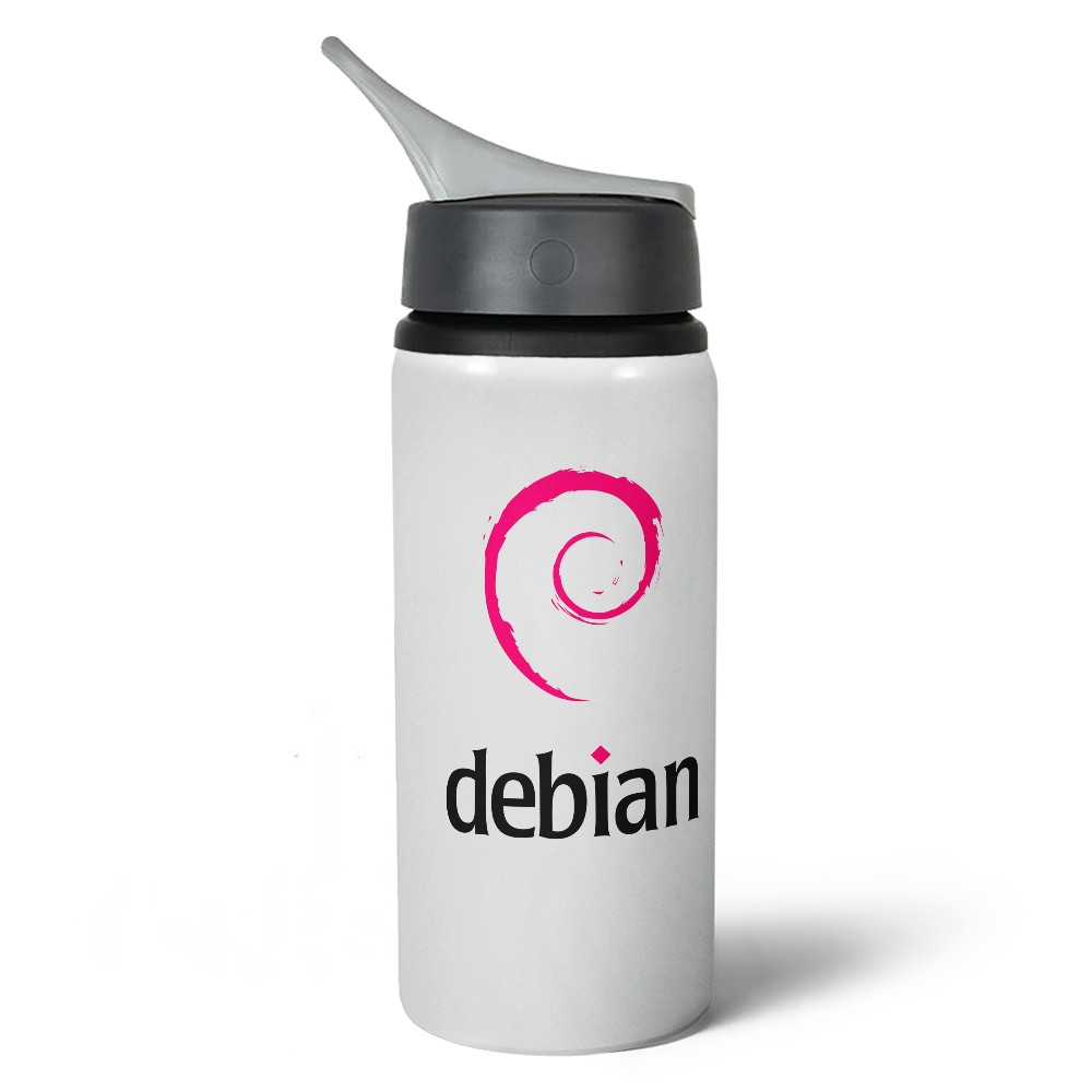 Garrafa Squeeze NK Geek Linux - Debian Linux - 600ml - Fun Geek Store