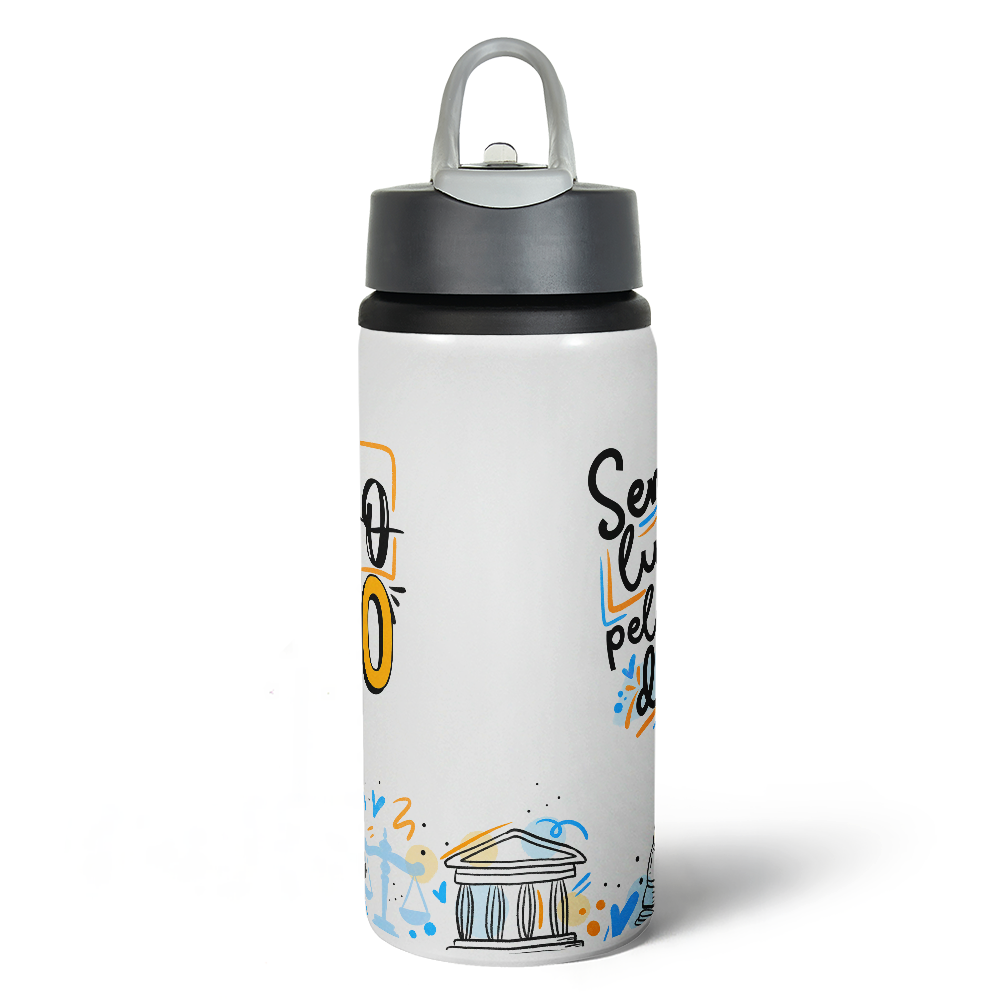 Garrafa Squeeze NK Profissões - Advogado - 600ml - Fun Geek Store