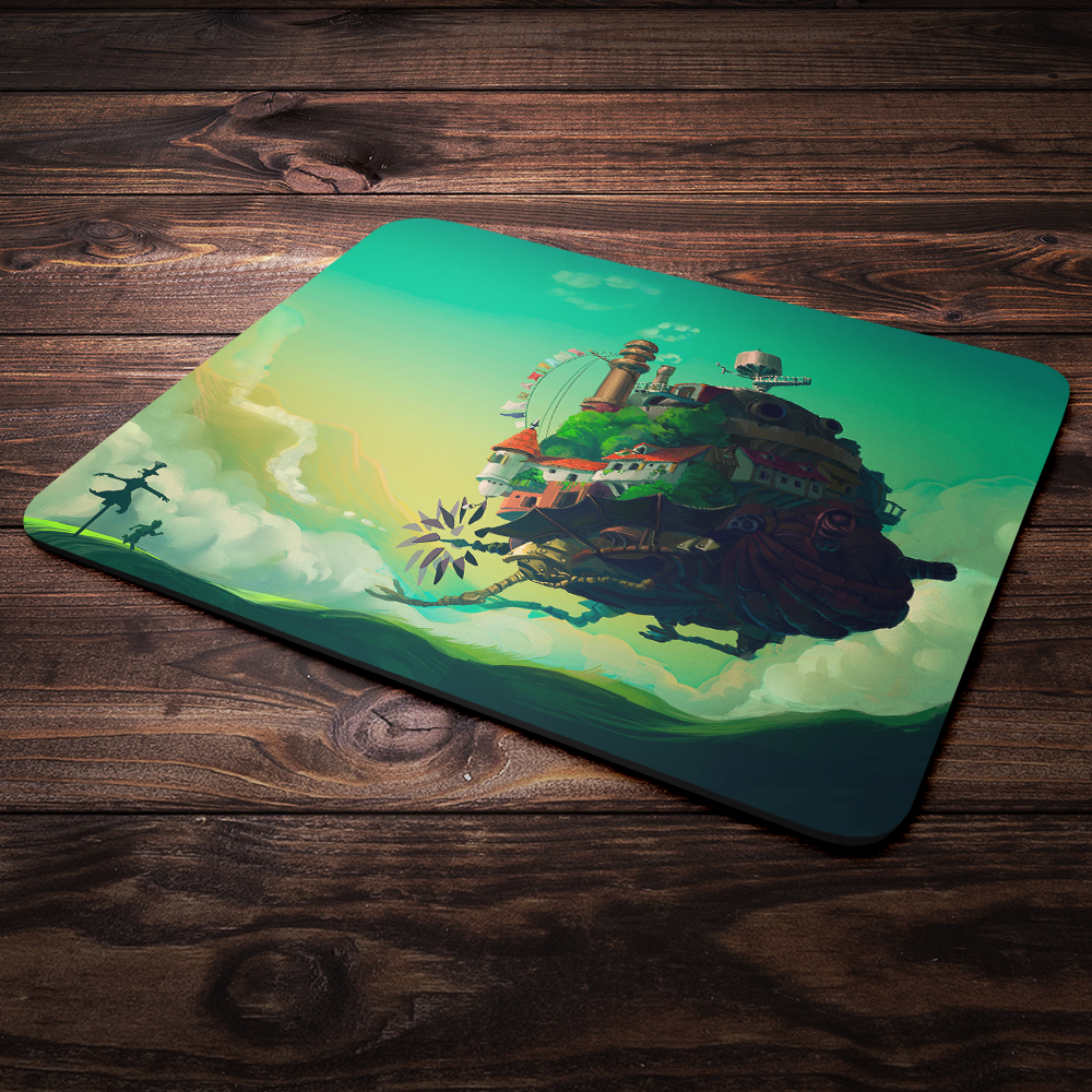Mouse Pad Geek - O castelo animado 22x18 - Fun Geek Store