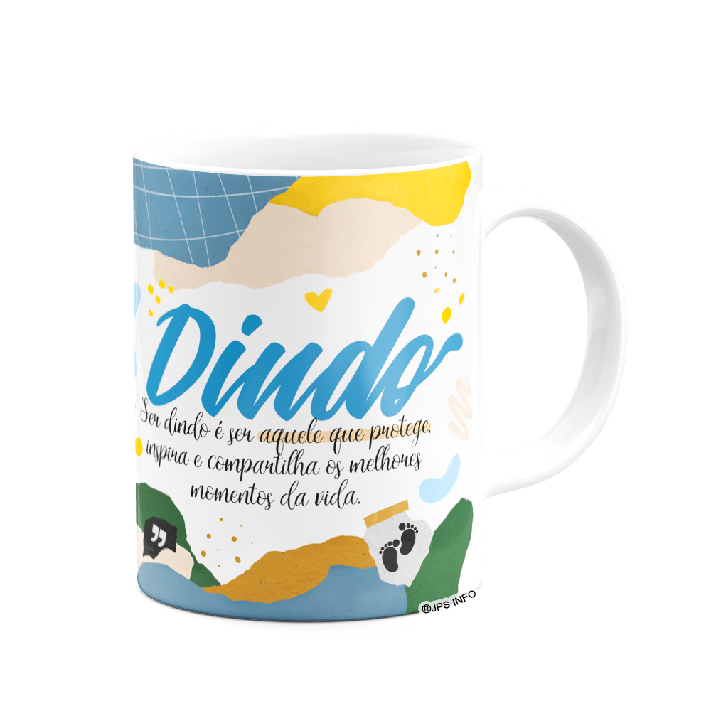 Caneca de Dindos - Ser Dindo é... M2 - 325ml - JPS INFO