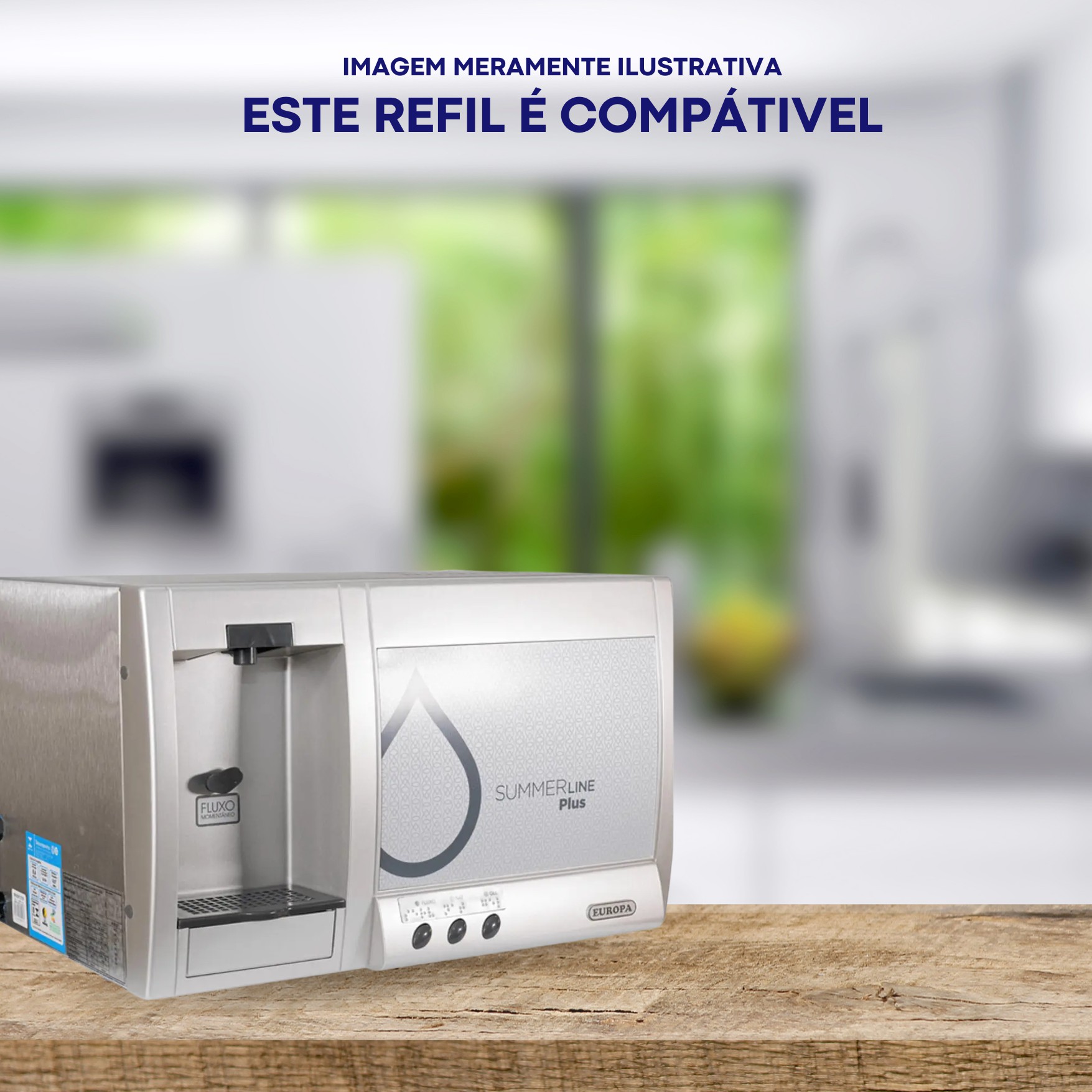 Refil Compatível Europa Summer Line/Compact Line/Ecologic Ice Line ...