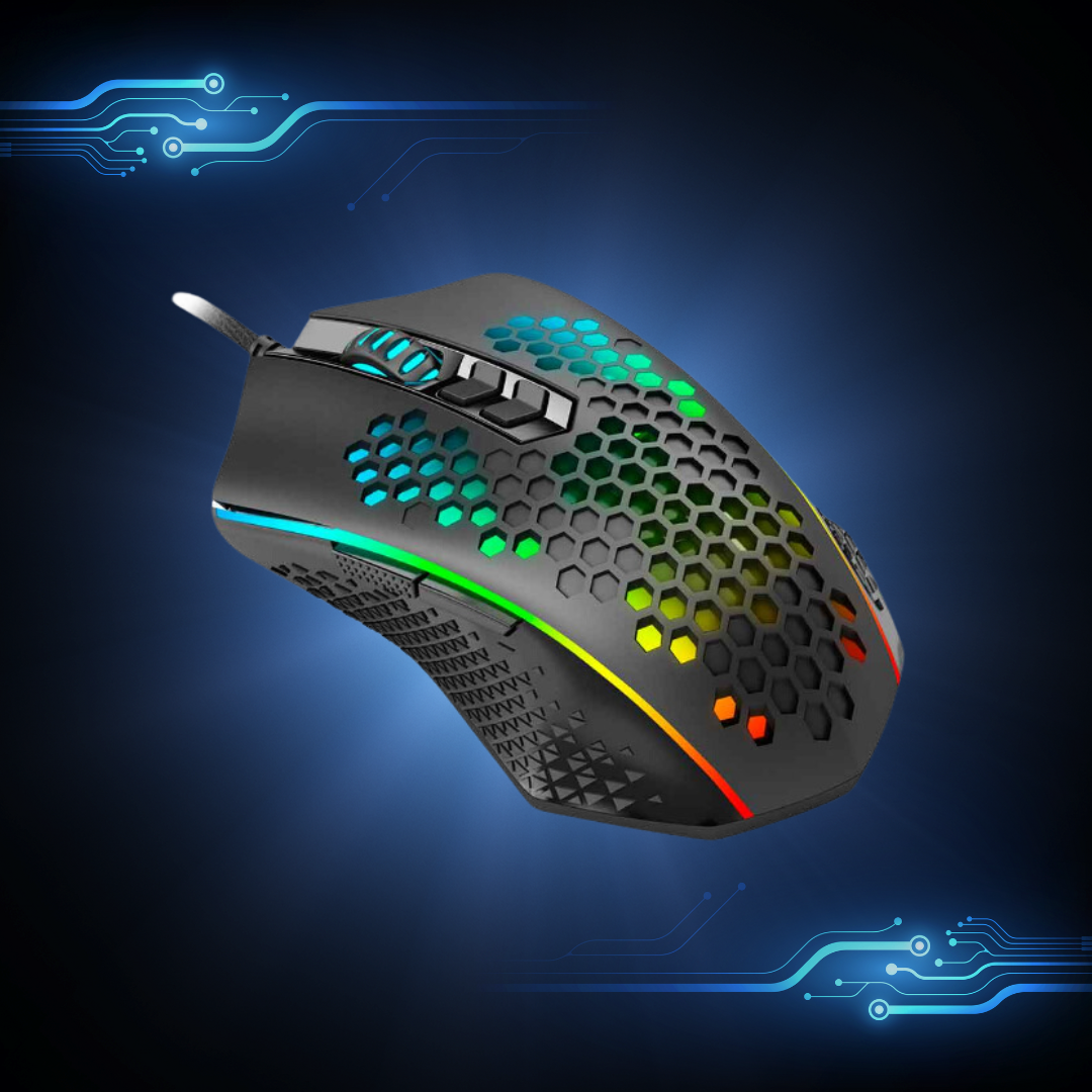 Mouse Gamer Redragon Memeanlion Honeycomb M809-k - CyberTech Venda e ...