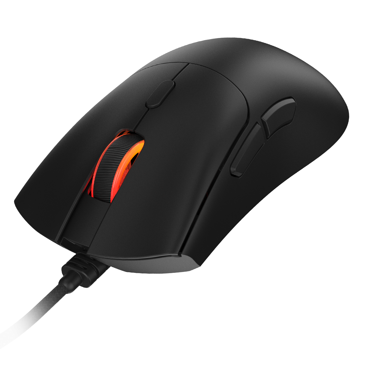 Mouse Gamer Pcyes Hydrus Black Vulcan - 12400 Dpi - Rgb - 6 Botões ...