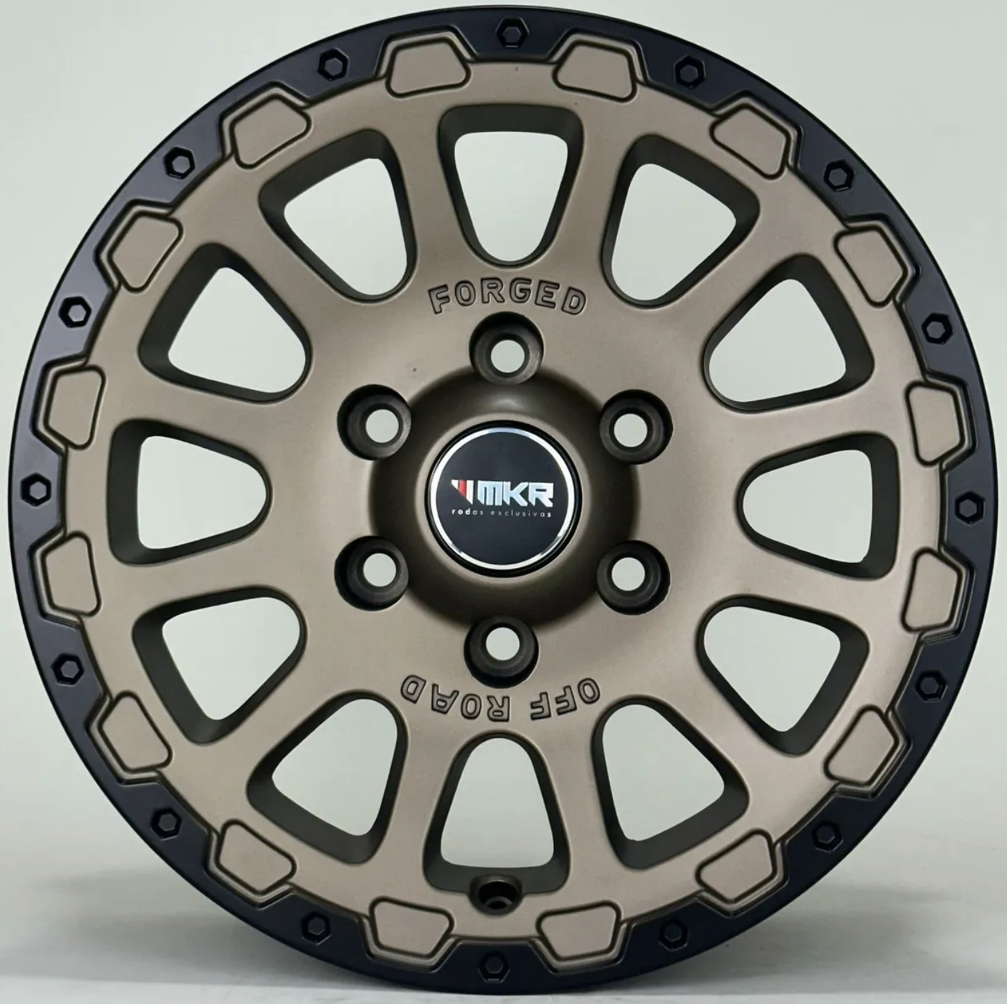 KIT 4 RODAS M15 OFF-ROAD R16x7 - GOLD BLACK - Acessórios Off-Road