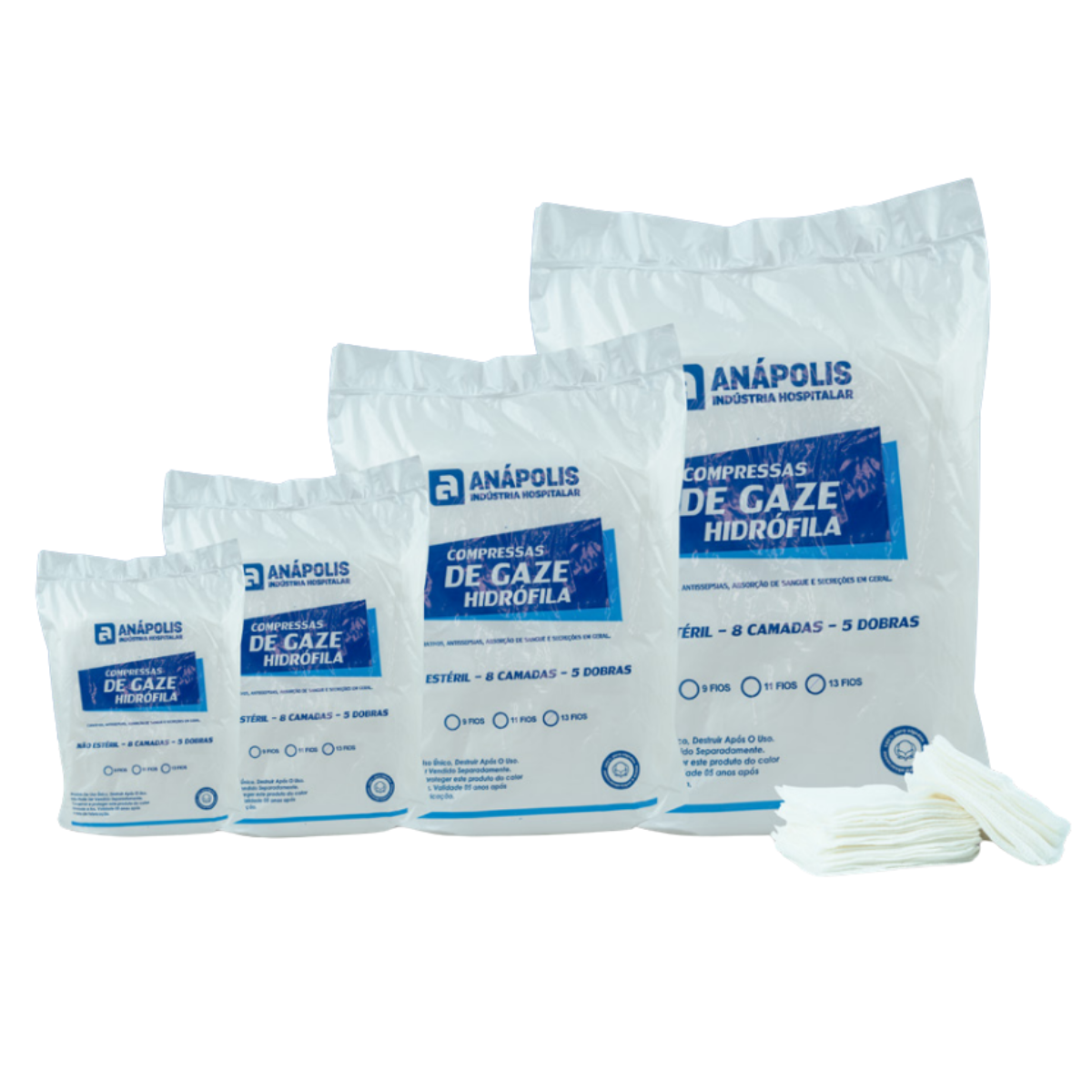 Compressa de Gaze c/ 500 - Supermédica Distribuidora Hospitalar ...