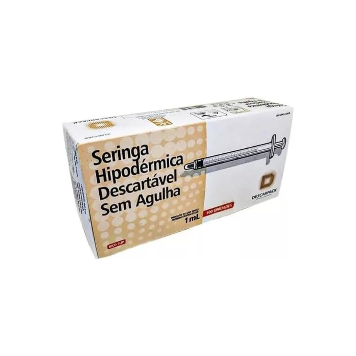 Seringa Descartável Para Insulina Sem Agulha 1ml - Supermédica ...