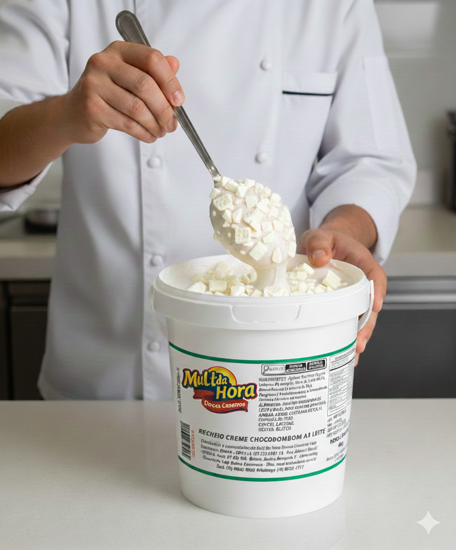 RECHEIO CREME CHOCOBOMBOM AO LEITE BALDE 4KG ATACADO DIRETO FABRICA ...