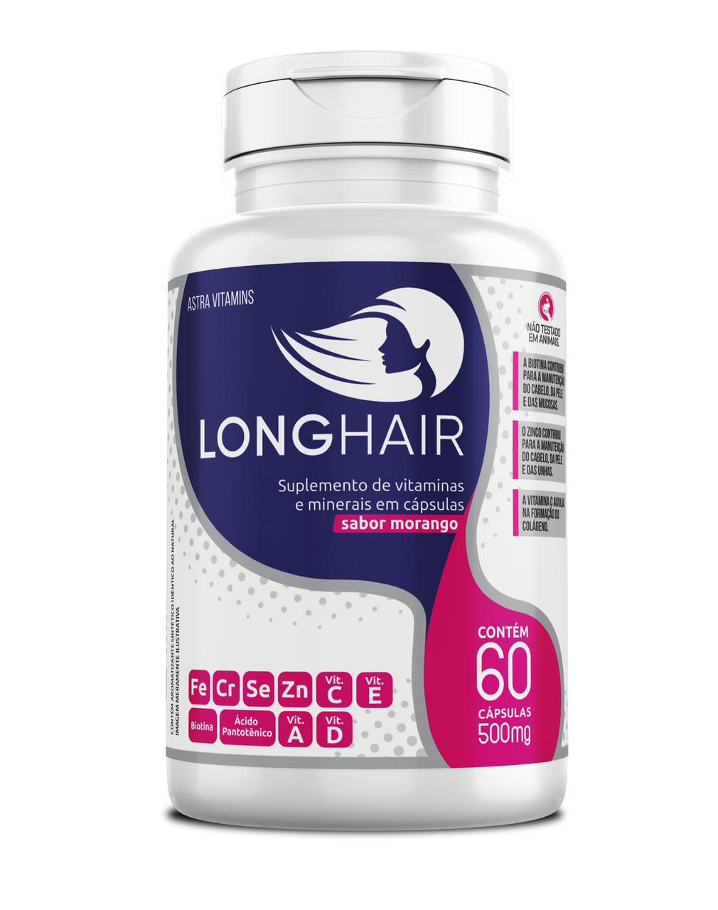 Tratamento LongHair Cápsulas - LongHair