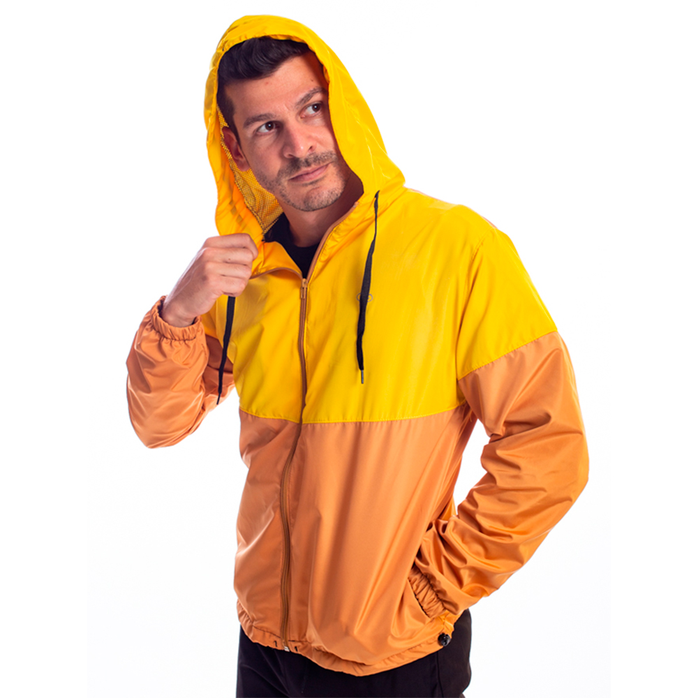 Jaqueta Corta Vento com Zíper Gola Alta Com forro Premium Marphim Caky ...