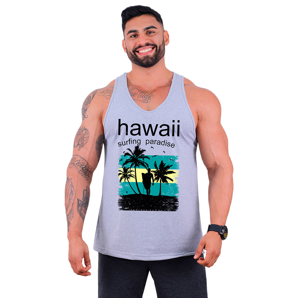 Regata Cavada Masculina MXD Conceito SURF Hawaii Surfing Paradise - MXD Conceito
