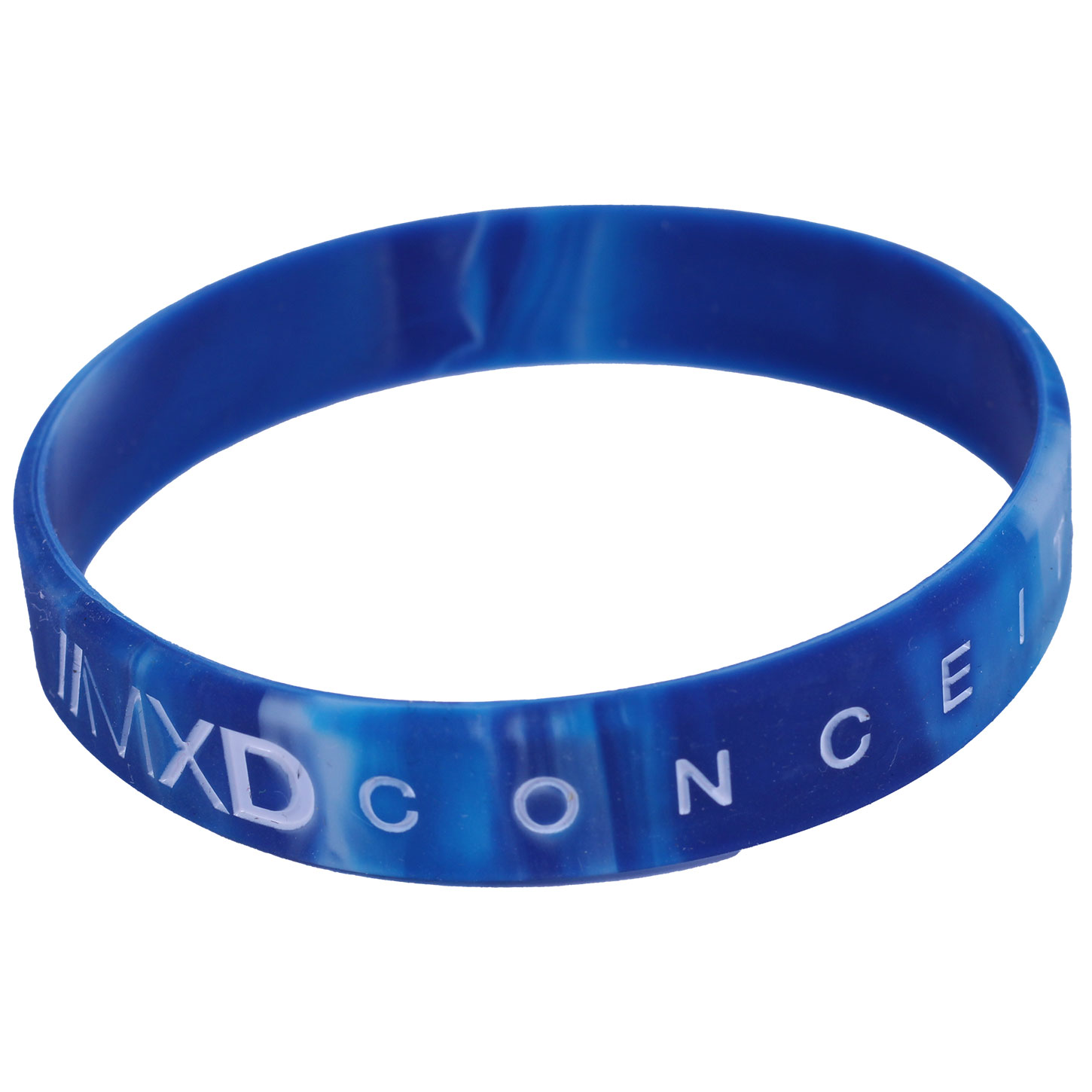 Pulseira Silicone Azul MXD Conceito "Nada pode te parar. Só você mesmo ...