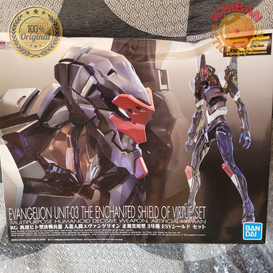 EVA 03 RG 100% ORIGINAL LACRADO - ICHIBAN ACTION FIGURES