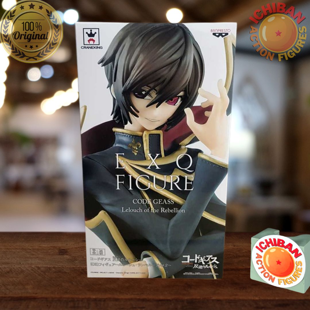 LELOUCH EXQ BANPRESTO 100% ORIGINAL LACRADO - ICHIBAN ACTION FIGURES