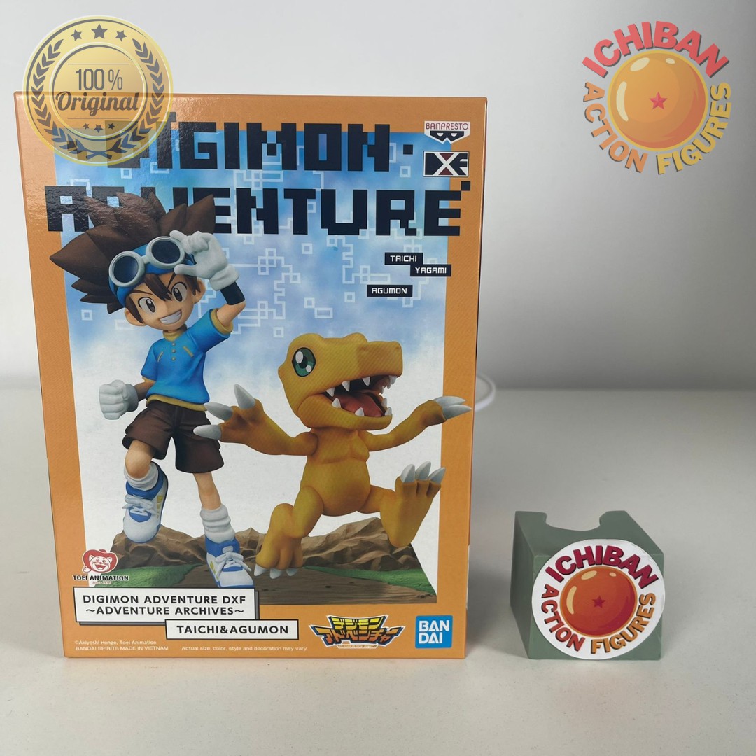 PACK TAI E AGUMON BASE DIORAMA 100% ORIGINAL LACRADO - ICHIBAN ACTION ...