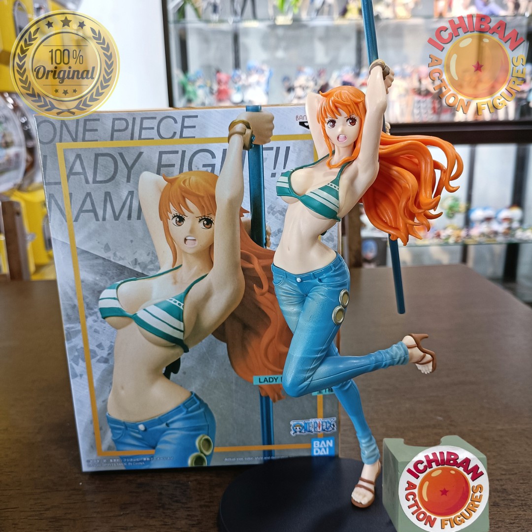 NAMI ONE PIECE LADY FIGHT BANPRESTO 100% ORIGINAL LACRADO - ICHIBAN ACTION FIGURES
