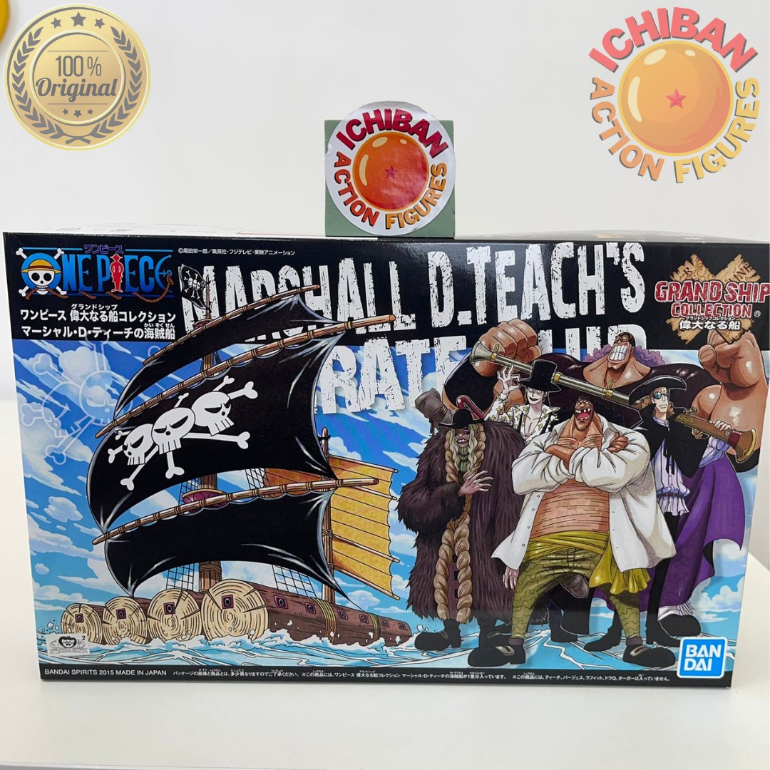 BARCO BARBA NEGRA SABER OF XEBEC MODEL KIT BANDAI 100% ORIGINAL LACRADO - ICHIBAN ACTION FIGURES