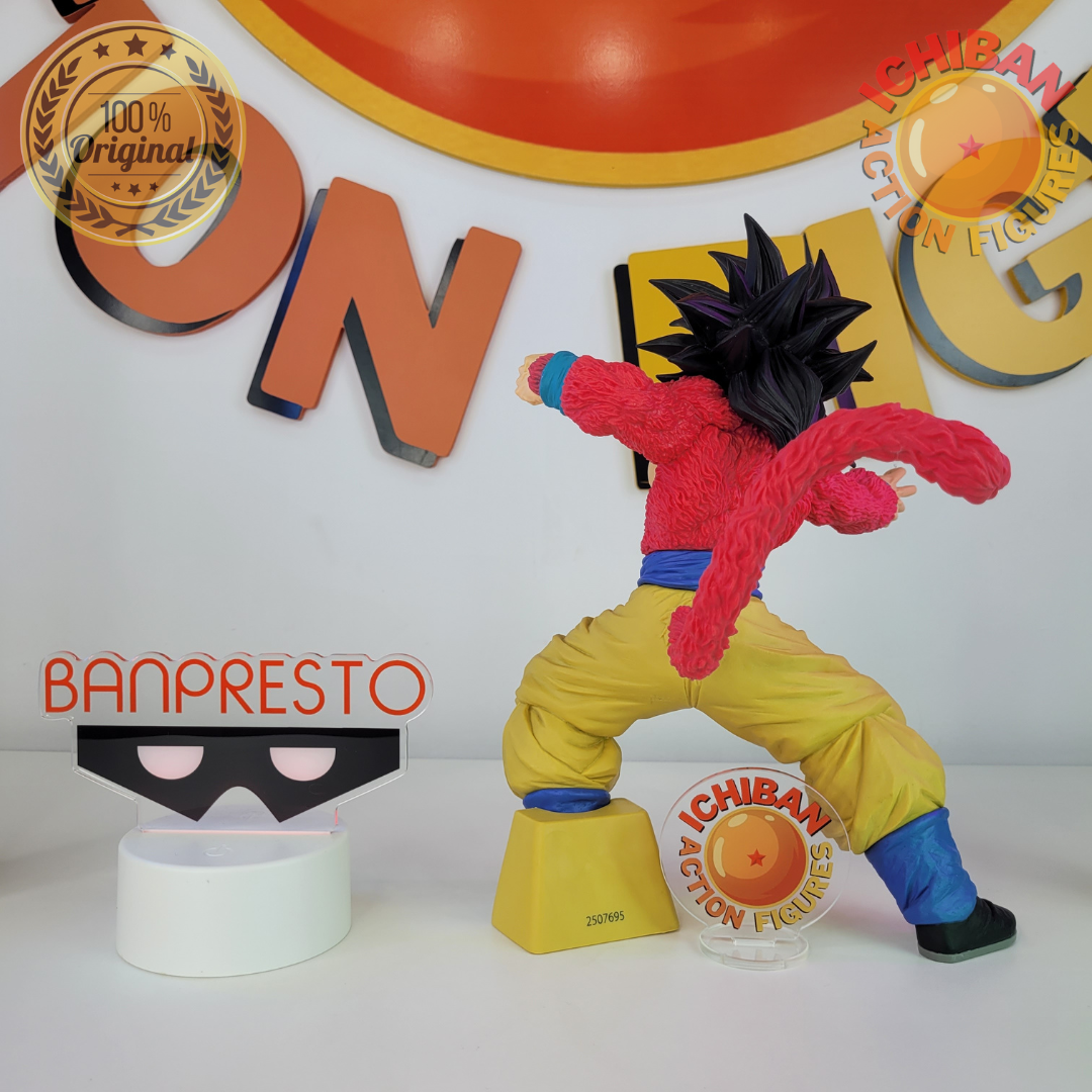 SON GOKU SSJ4 DRAGON BALL GT SMSP X BWFC THE ORIGINAL BANPRESTO 100% ORIGINAL SEM CAIXA ...