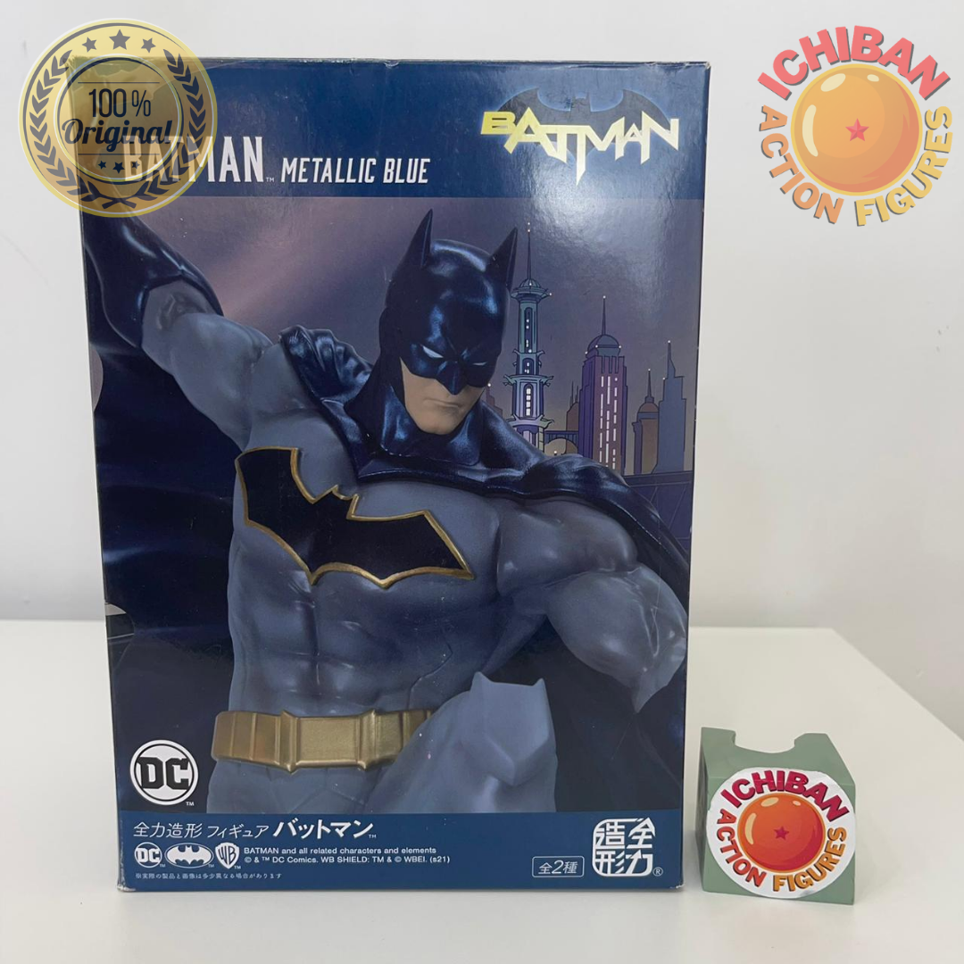 BATMAN METALLIC BLUE DC COMICS JAPAN JAIA SEGA 100% ORIGINAL LACRADO ...