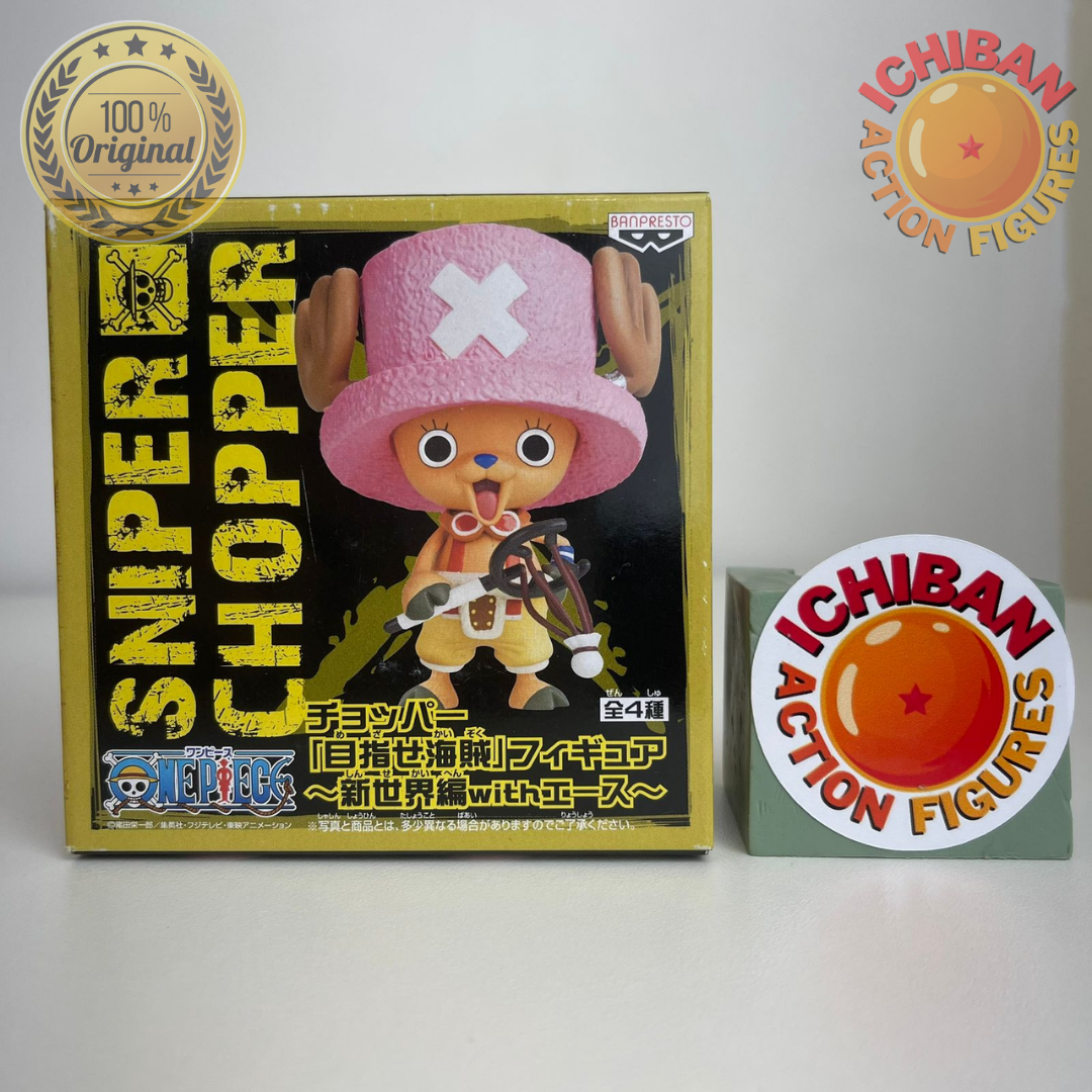 TONY TONY CHOPPER COM ROUPA DO USOPP ONE PIECE SNIPER CHOPPER BANPRESTO ...