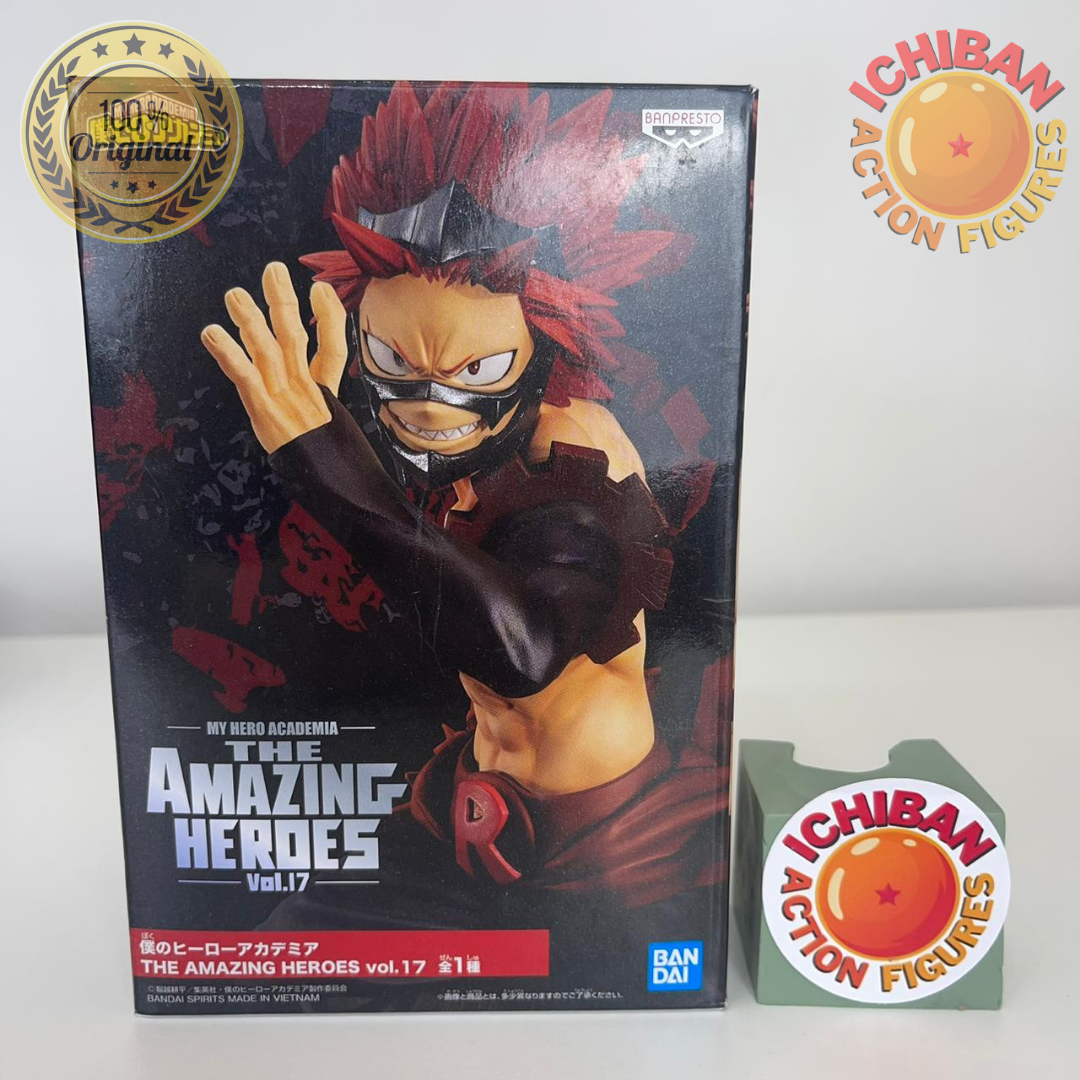 EIJIRO KIRISHIMA RED RIOT MY HERO ACADEMIA THE AMAZING HEROES VOL. 17 BANPRESTO 100% ORIGINAL ...