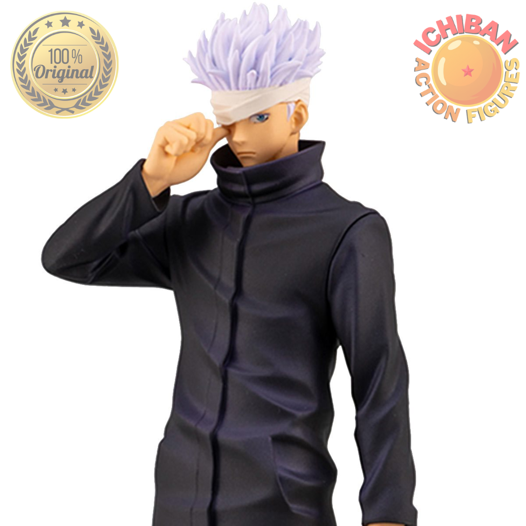GOJO SATORU BANDANA BRANCA JUJUTSU KAISEN 0 THE MOVIE DXF BANPRESTO 100 ...