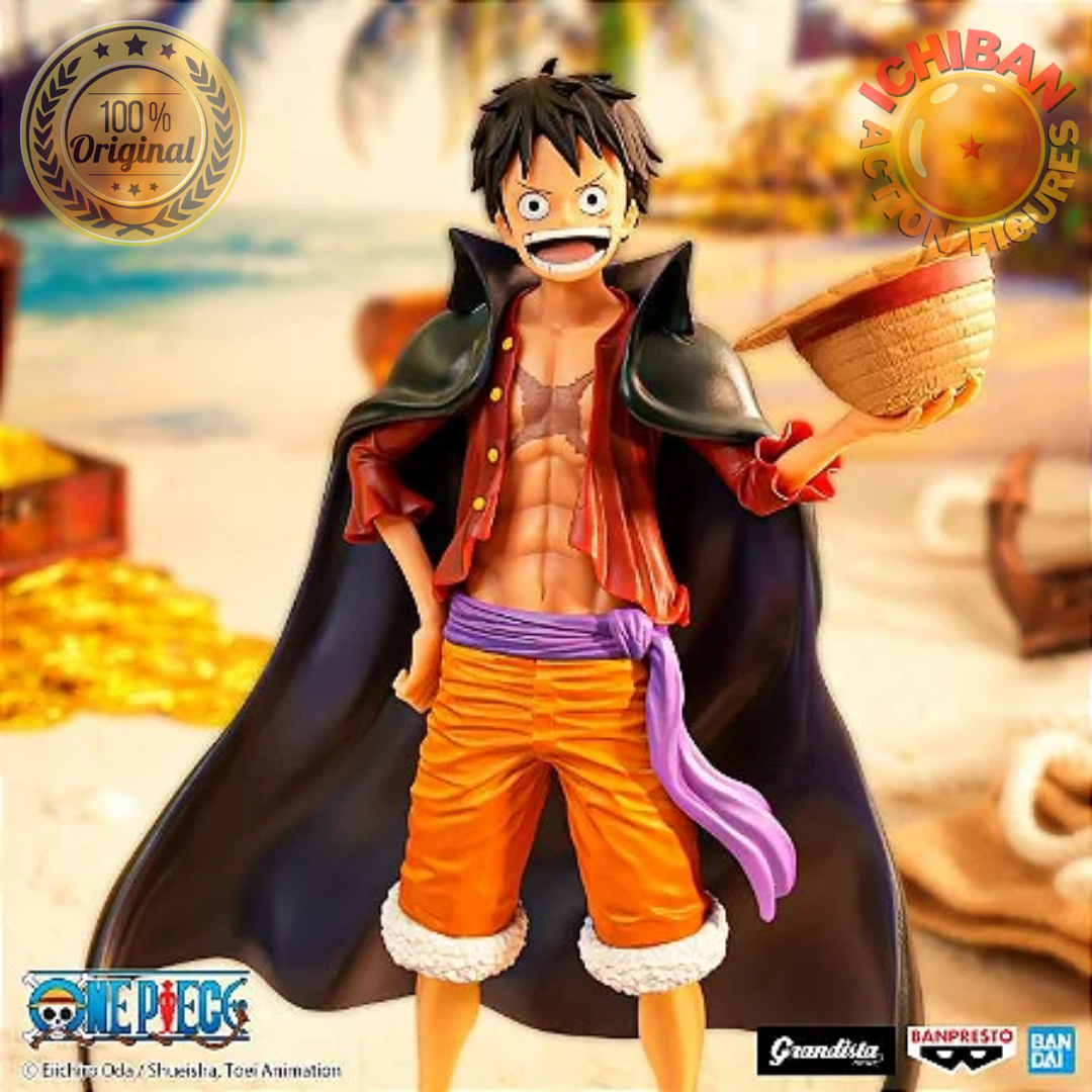 MONKEY D. LUFFY DE CAPA ONE PIECE GRANDISTA NERO BANPRESTO 100% ORIGINAL LACRADO - ICHIBAN ...