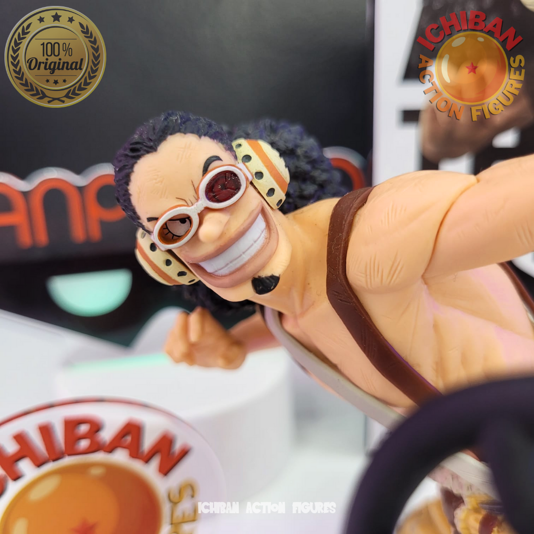 USOPP ONE PIECE KING OF ARTIST BANPRESTO 100% ORIGINAL COM CAIXA E SEM ...
